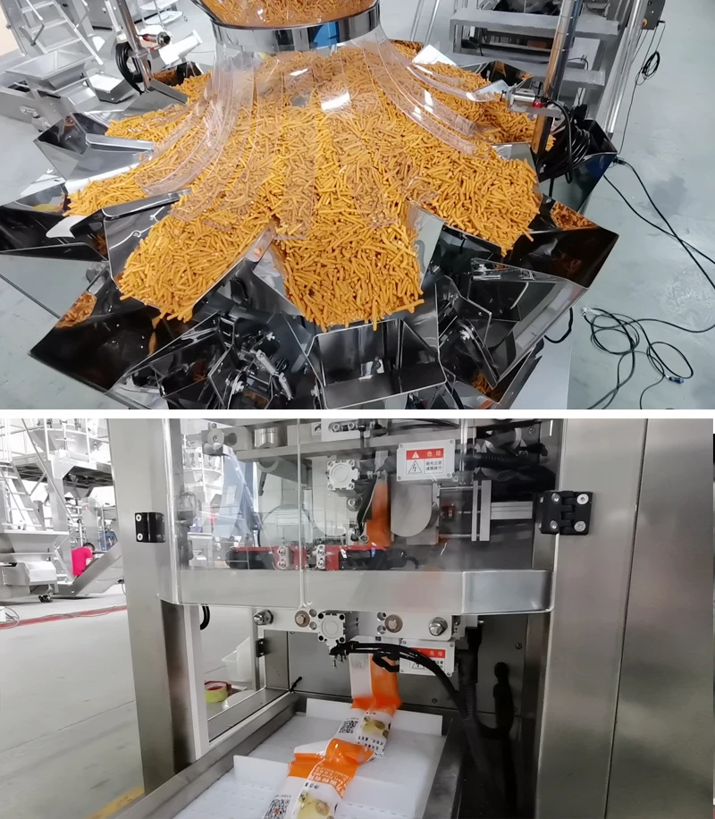 Automatic Filling Vertical Grain Bag with Multihead Weigher