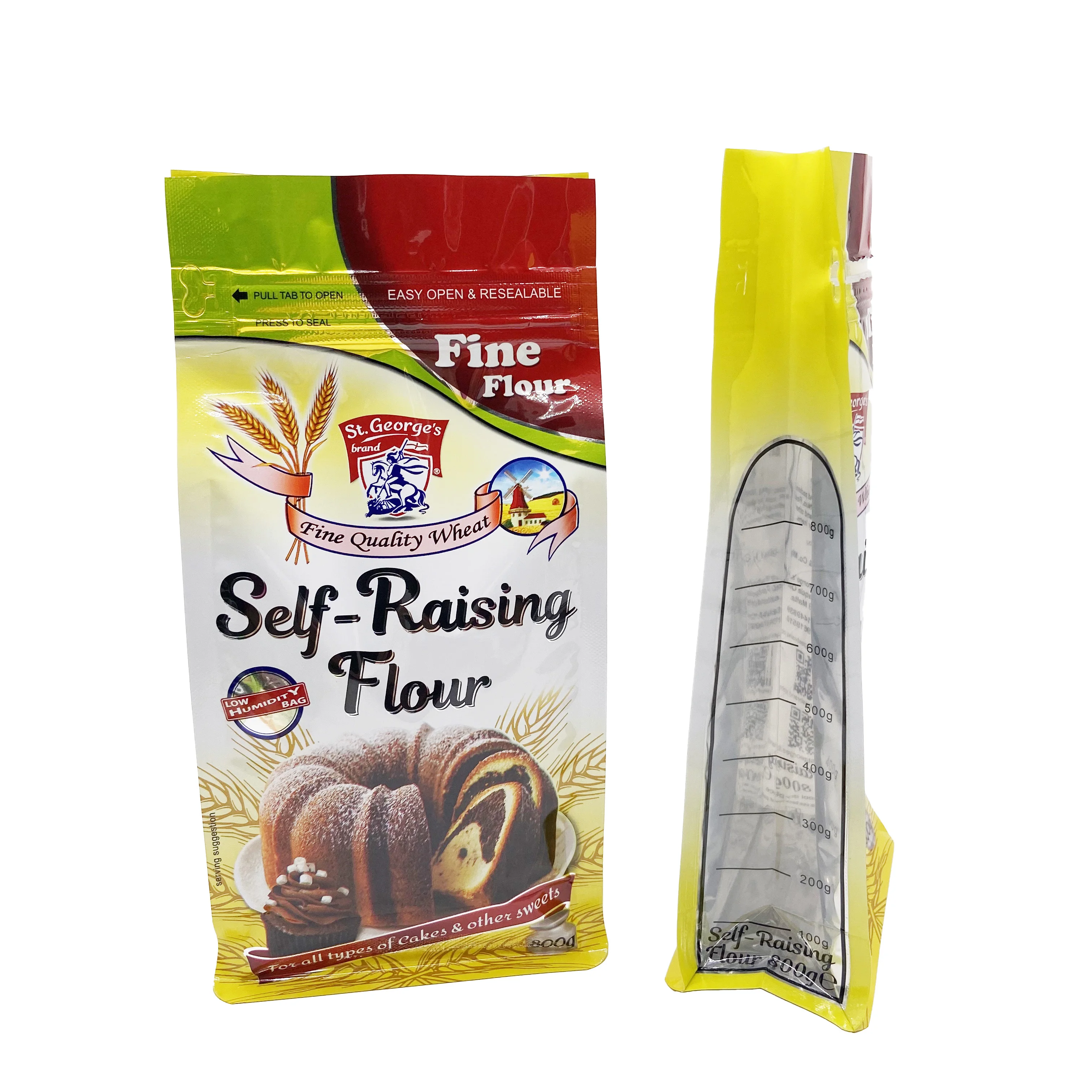 500 Gram Flour Food Soft Plastic Packaging Bag - Moisture Proof