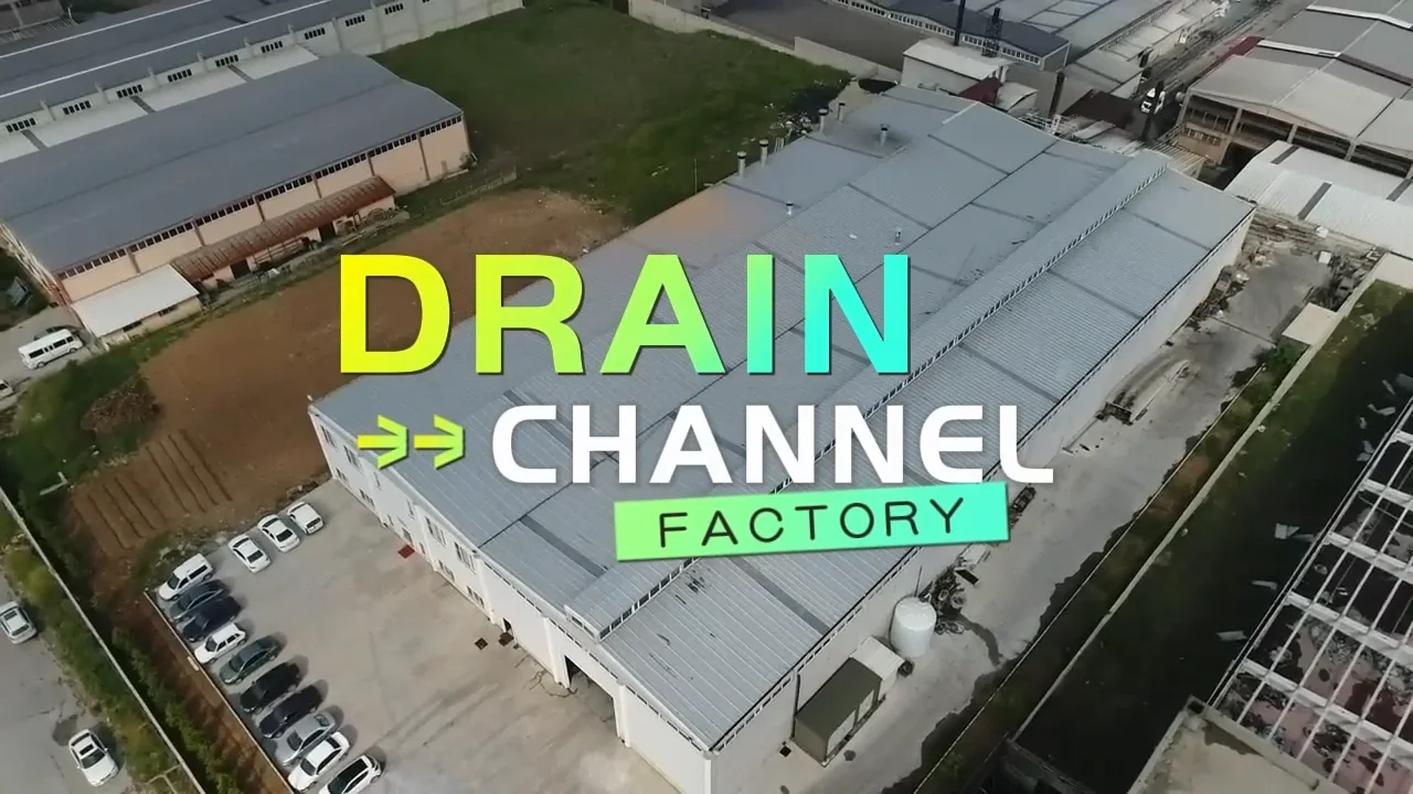 Outdoor Resin Trench Linear Drain Channel Sewage Treatment Grating ...