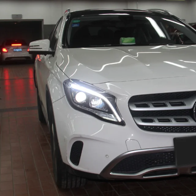 Tluuze V1 Oem Style Projector Lens Led Headlights For 2017 Gla X156 ...