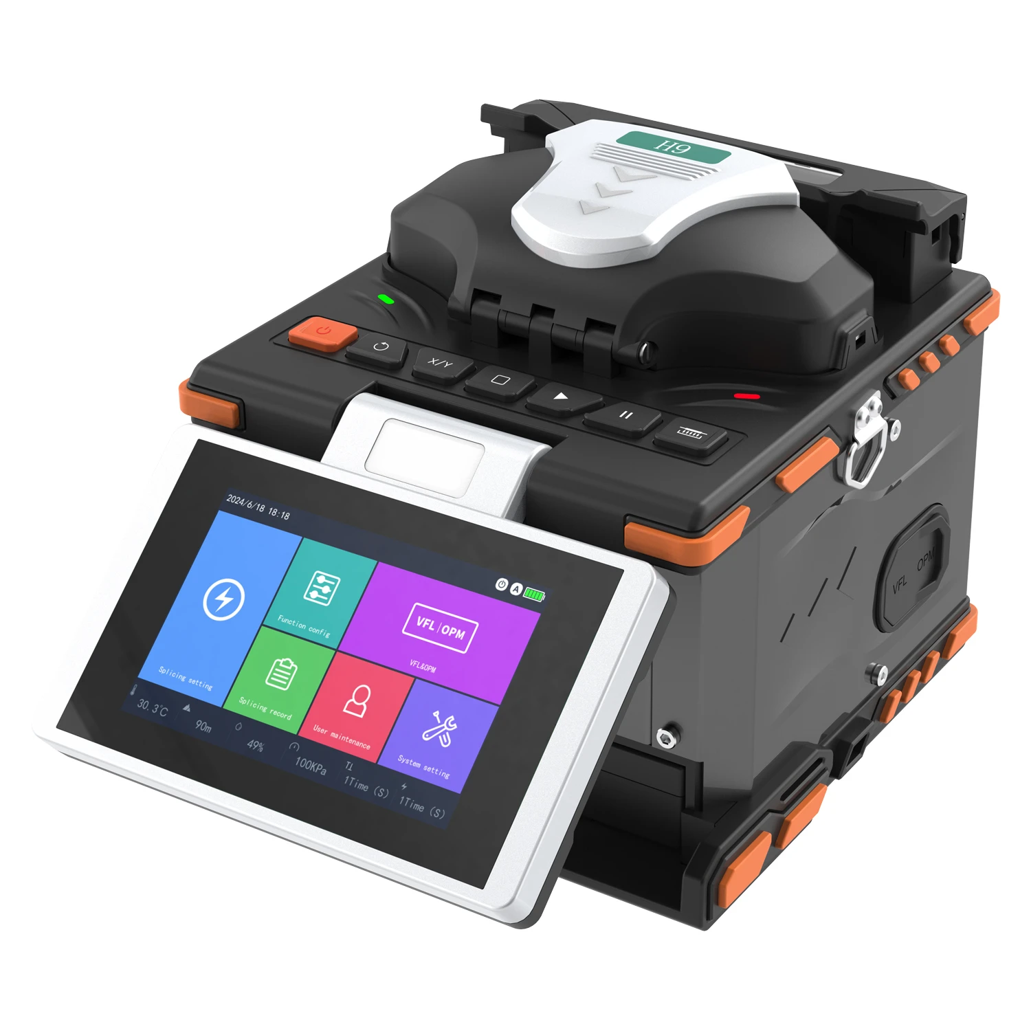 Low Splice Loss Core Alignment ARC Optical Fiber Fusion Splicer Fiber ...