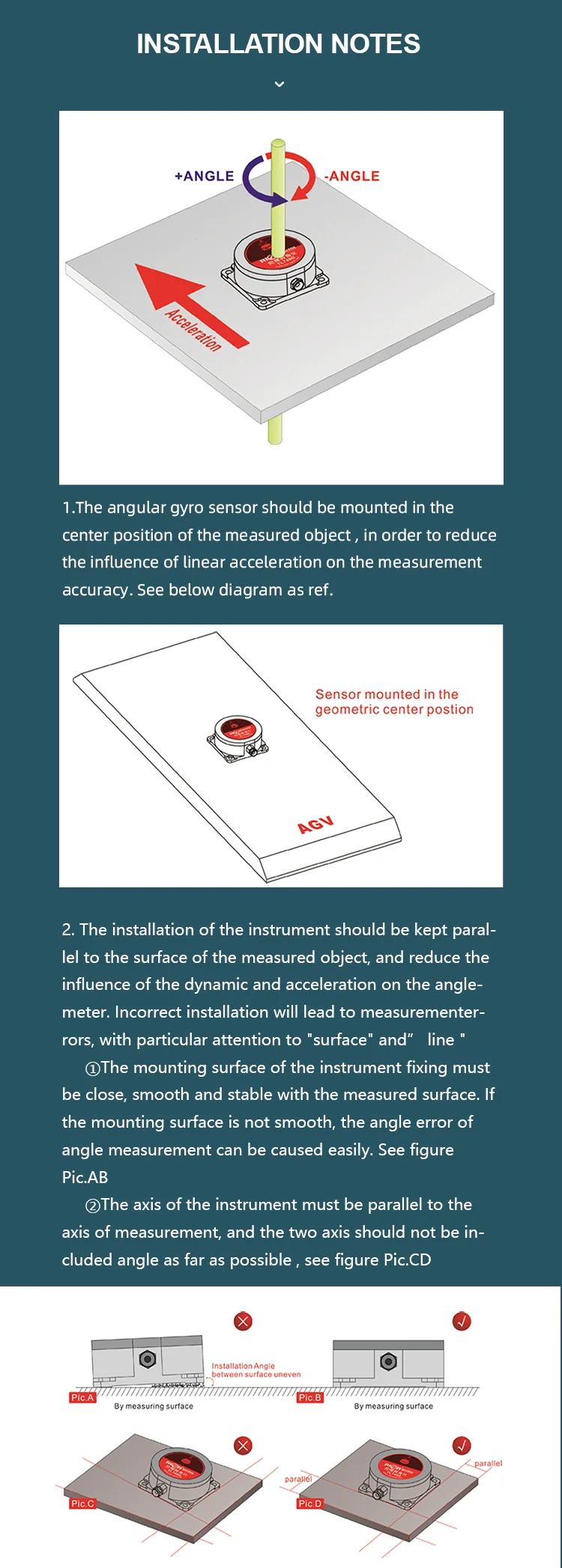 Tl750d Low Drift Angular Gyro Sensor For Agv Truck Using Made In China ...