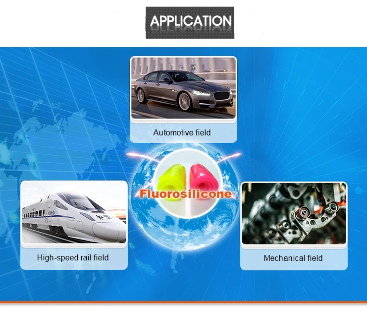 High Performance Fluorinated Silicone Rubber Compound Rubber Raw ...