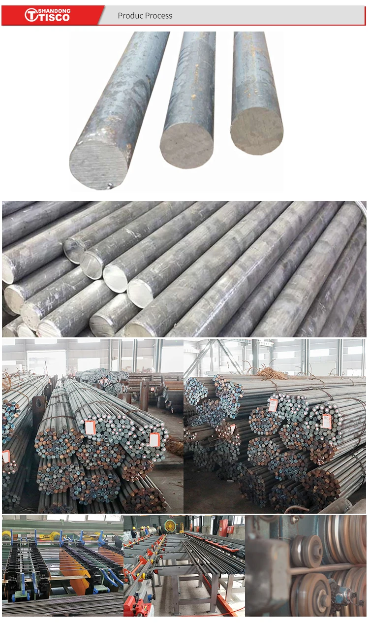 A36 Q235b Ss400 45# Cold-drawn High-quality Carbon Steel Rod Round Bar ...