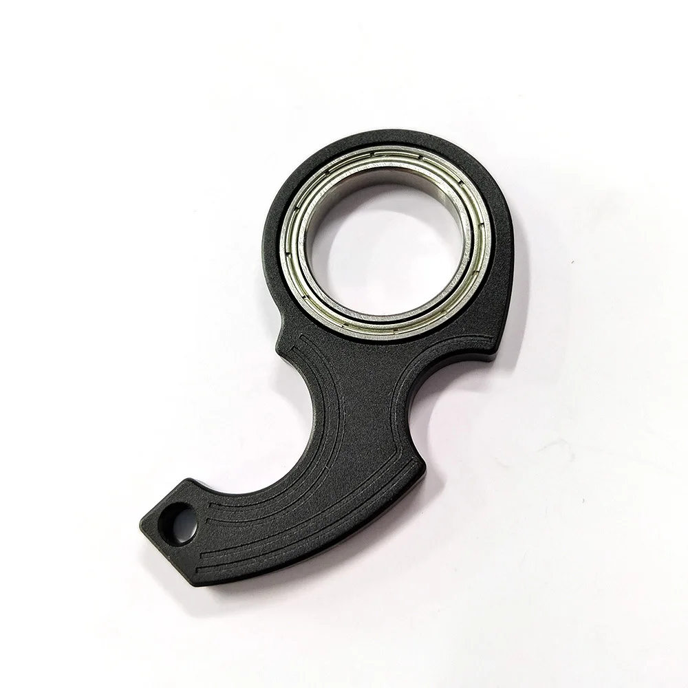 Karambit Spinner Finger Swivel Claw Knife Keychain Metal