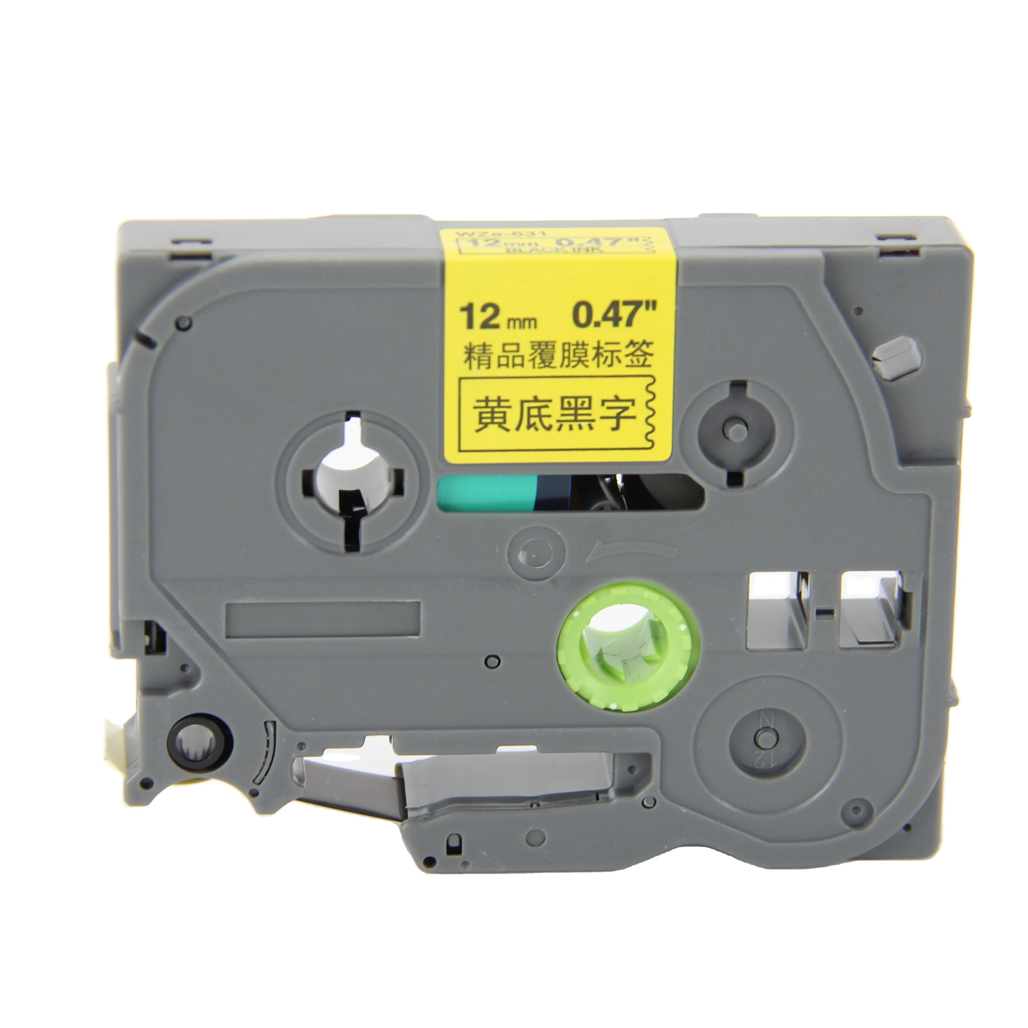 Tz231 Tze231 Tz-231 Tze-231 Tze 231 12mm Black On White Laminated P ...