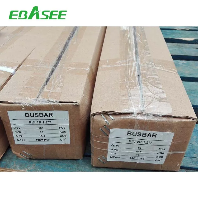 Copper Busbar For Circuit Breaker Pin Type Fork Type Mcb Connector Bus ...