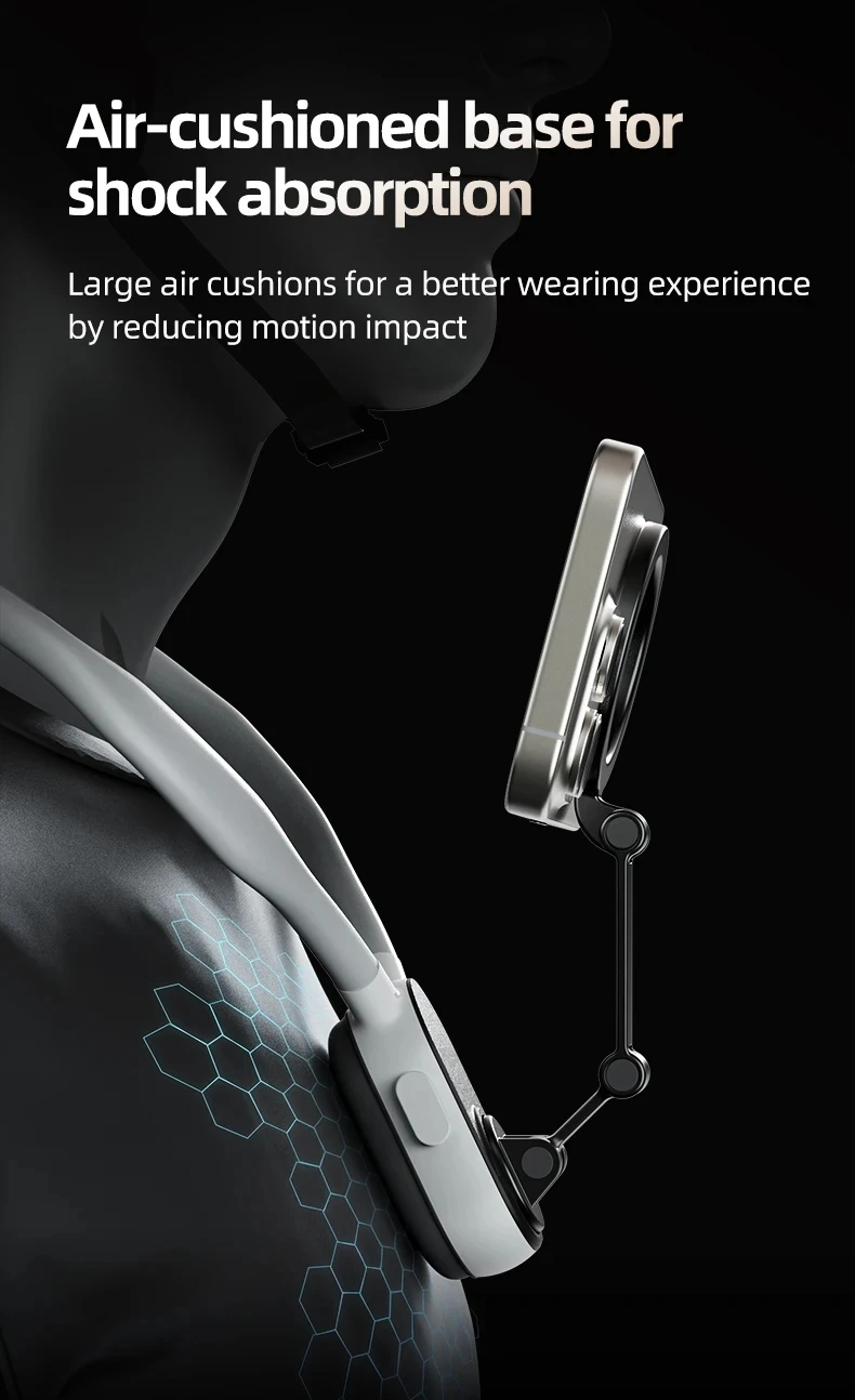 Telesin Silicone Neck Hold Mount for Smartphone - Magnetic