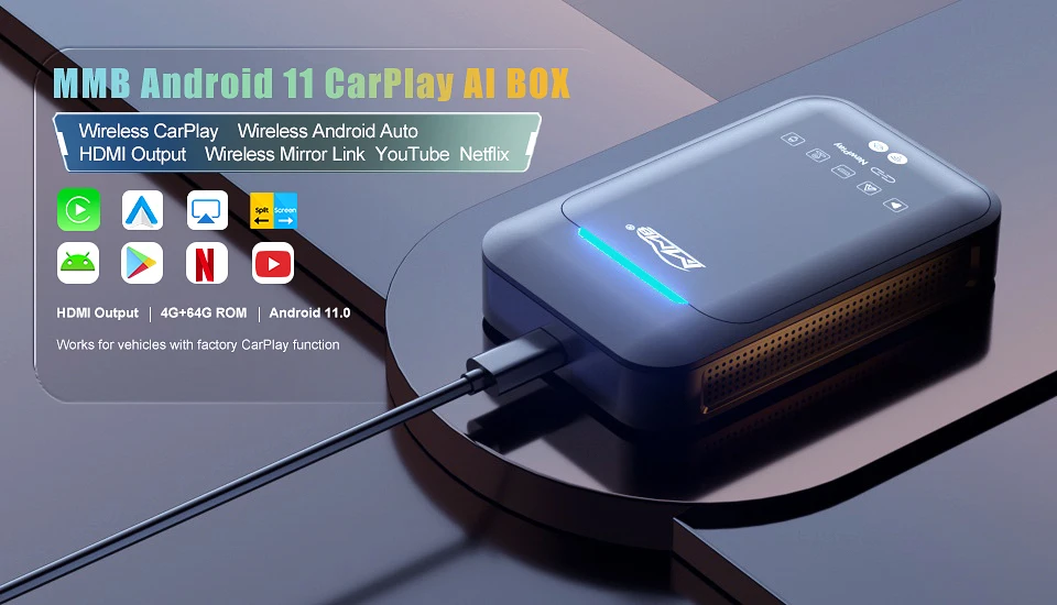Mmb Ai Box Carplay Android 11 Ai Box For Cars With Factory Carplay ...