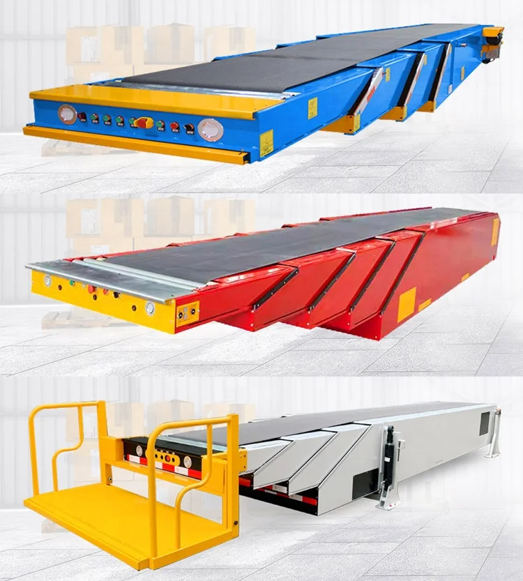 Mobile Transfer Container Retractable Belt Conveyors