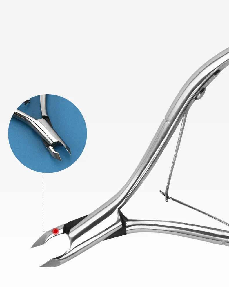 Round Cuticle Nipper Nail Manicure Scissors Cuticle Clippers Trimmer ...