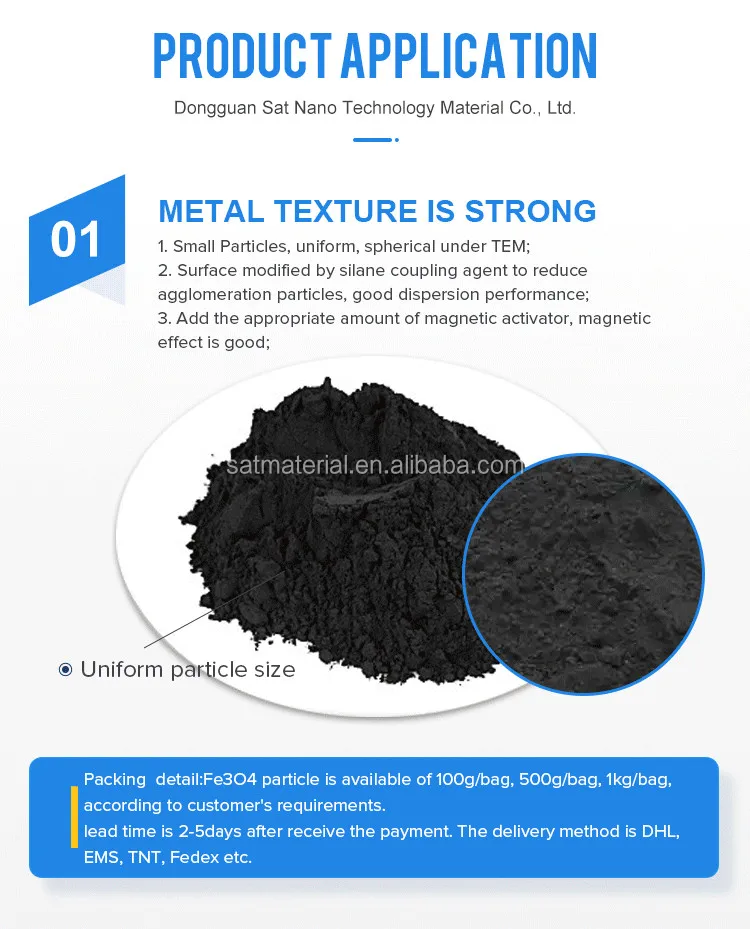 Supply Good Iron Oxide Black Magnetite Fe3o4 Nanopowder - Buy Magnetite ...