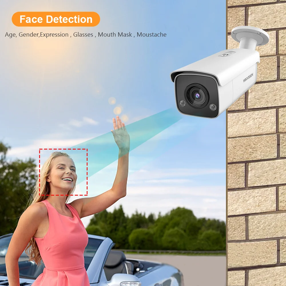 Hik Original 4k 8mp Ip Camera Ds-2cd2t86g2-isu/sl Darkfighter Acusense ...