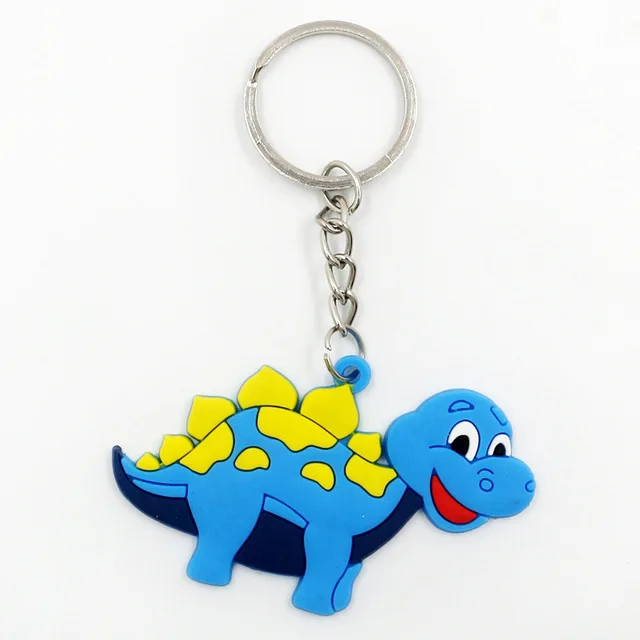 Wholesale Cute Animal Dinosaur Keychain Silicone Pvc Cartoon Keychains ...