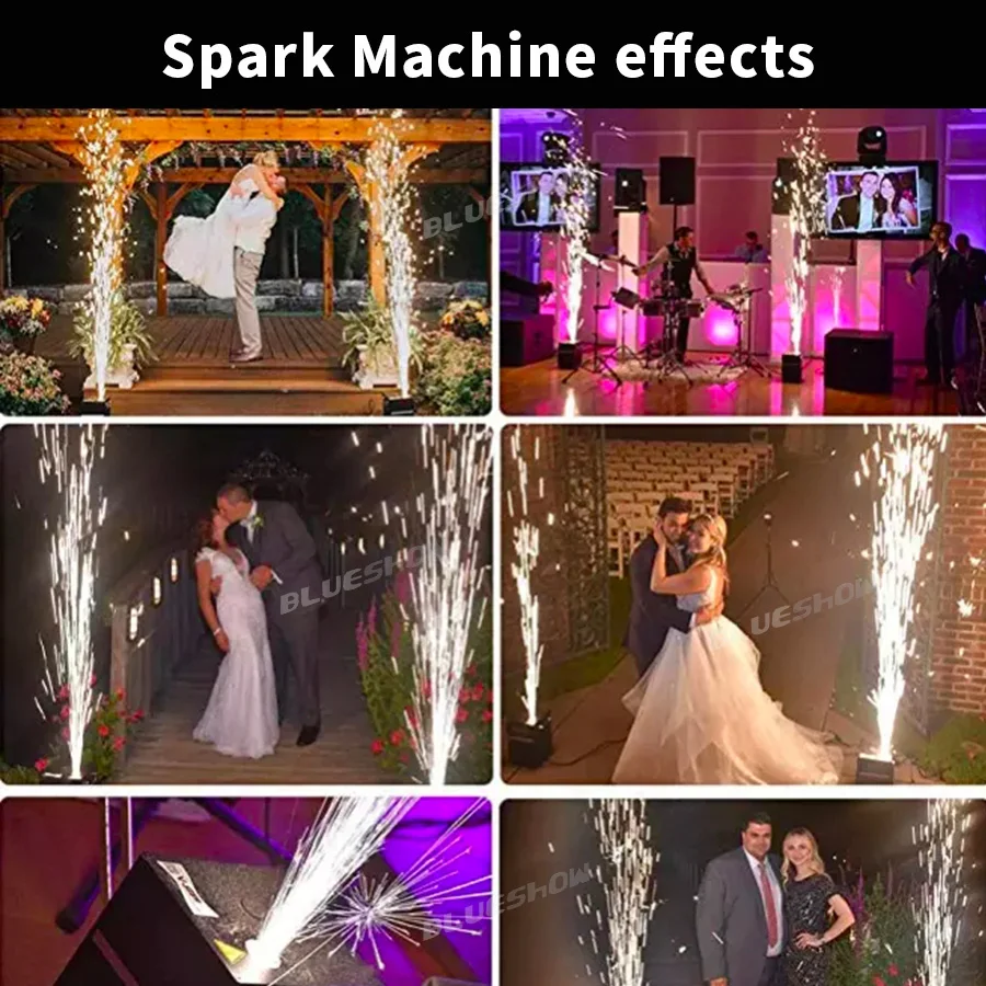 Electronic Cold Pyro Spark Fire Works Sparkler Machine Wedding Event ...