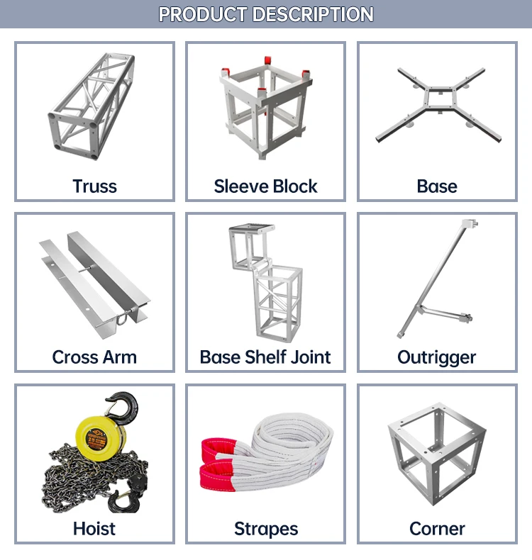 High Quality Aluminum Tube Truss,Arch Lighting Truss,Ground Support ...