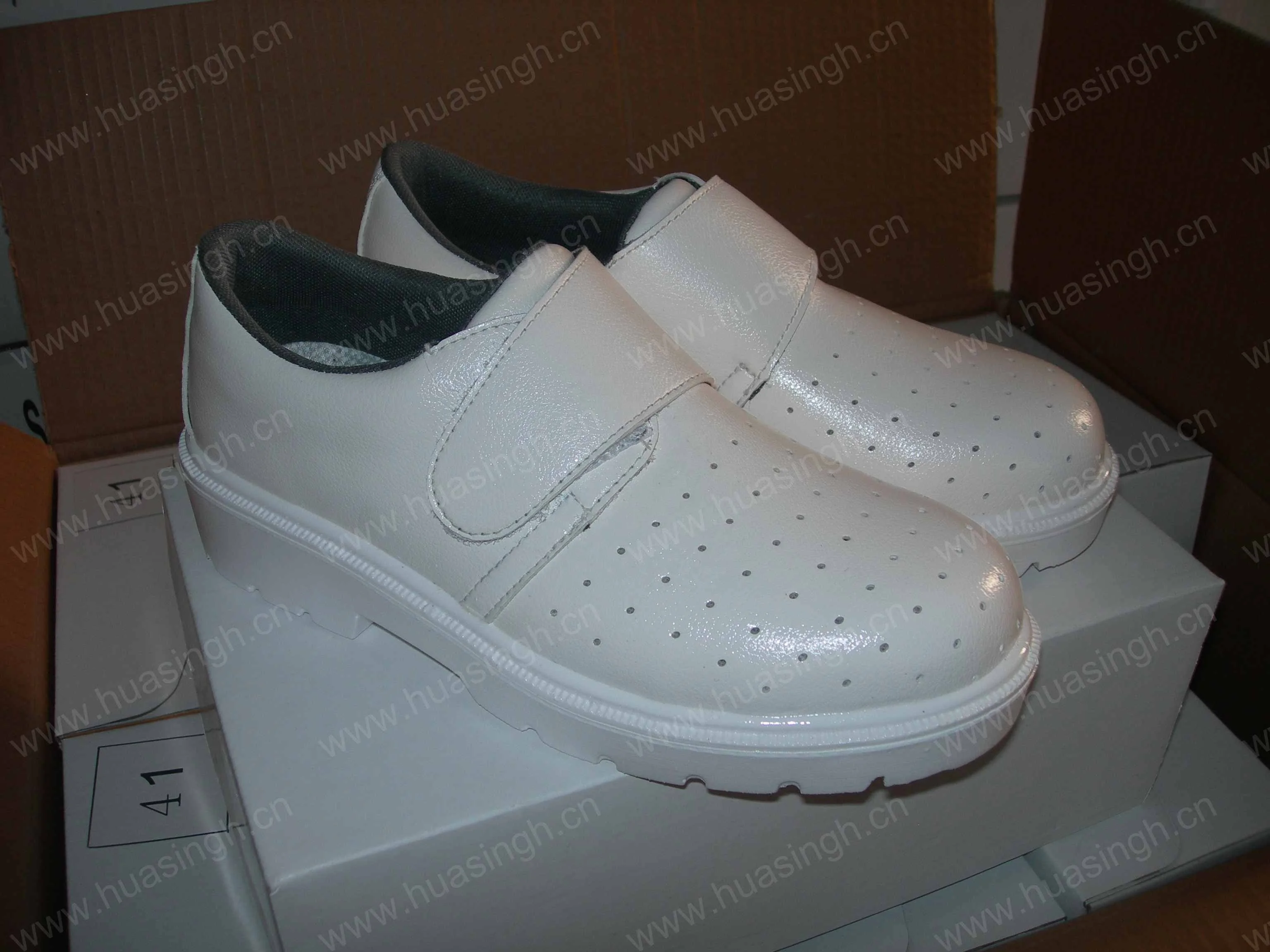Ywq,Clean Workshop Anti-static Steel Toe Insert White Safety Shoes ...