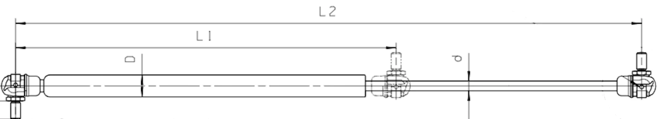 Auto Scaling Kitchen Cupboard Door Hydraulic Cabinet Gas Struts Spring ...