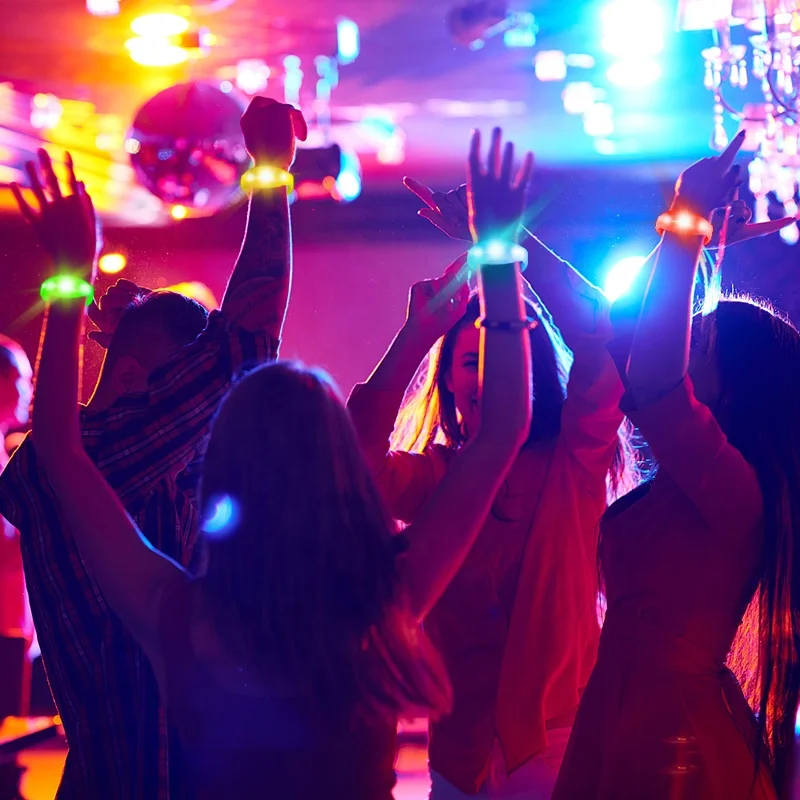 Led Bracelets Wedding Souvenirs Guests Promotion Lighting Remote ...