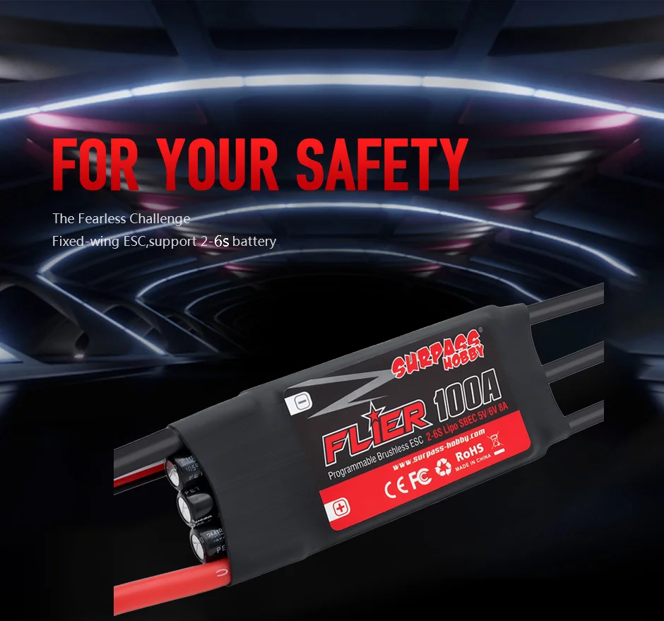 435kv 5065 bldc motor and 100a programmable flier esc combo set for ...