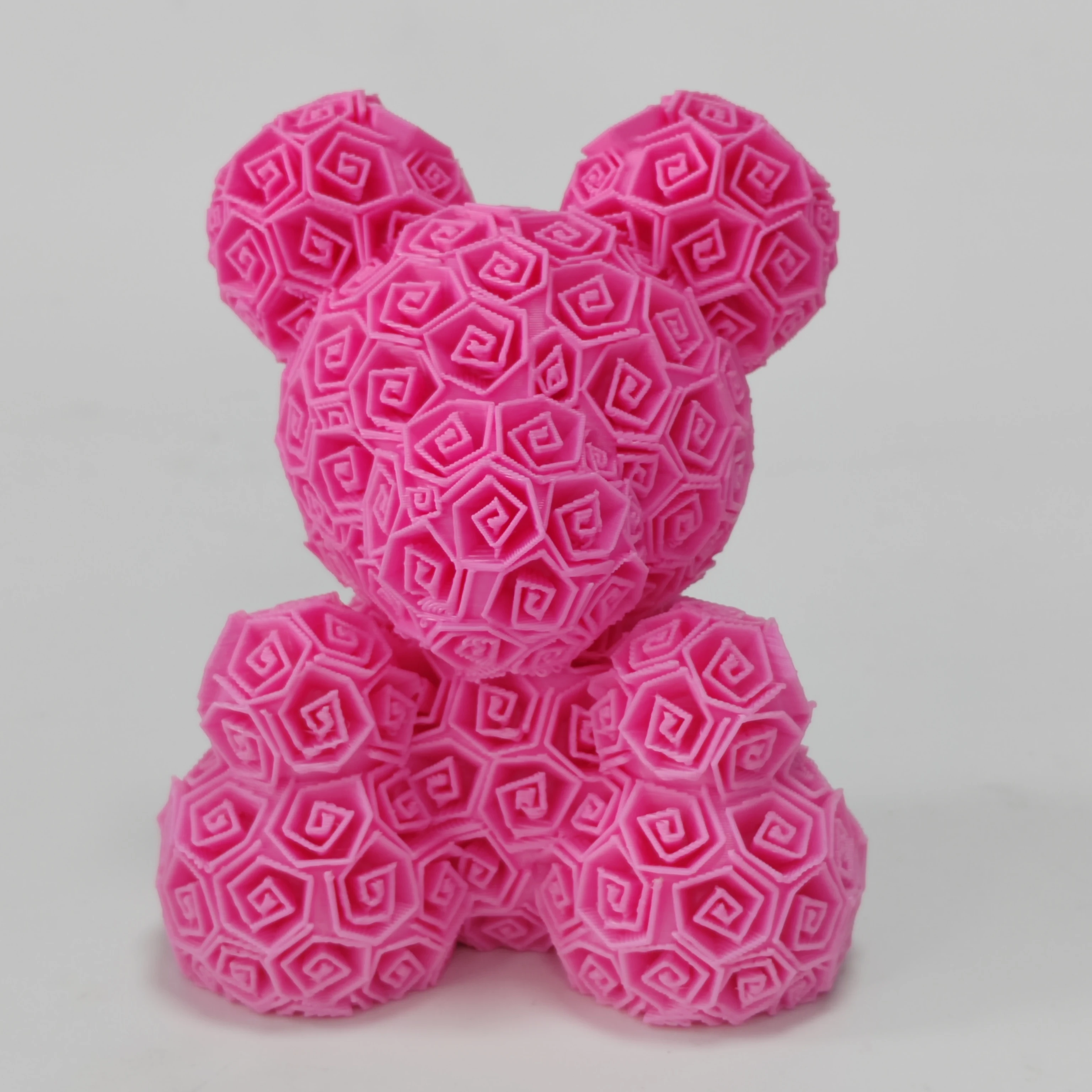 New Design 3D Printing Cute Rose Bear Cute DIY Toys Rapid Prototype FDM ...
