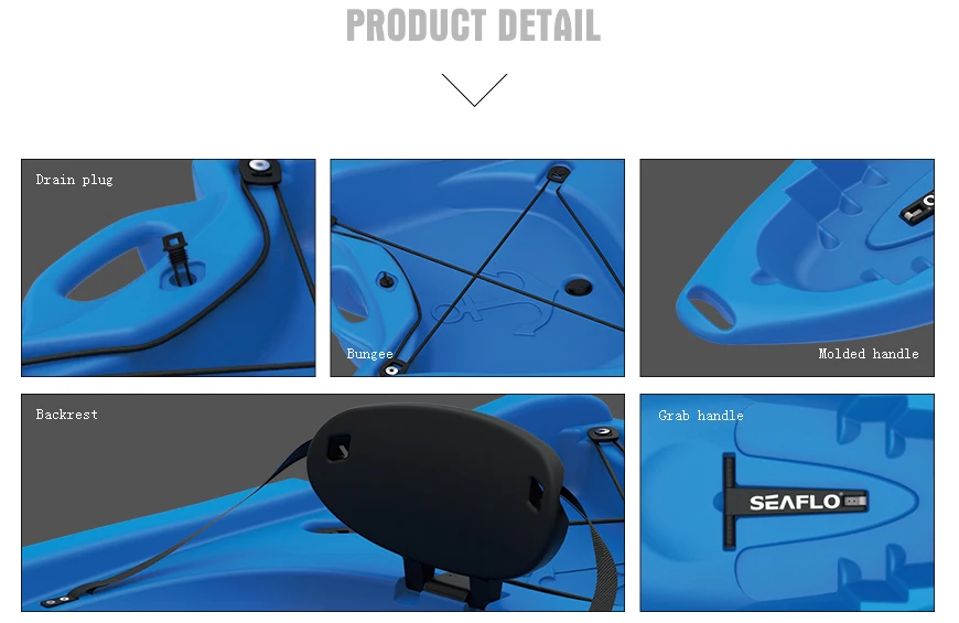 SEAFLO 2+2 Sit on Top Kayak - Family Fun on Lakes & Rivers