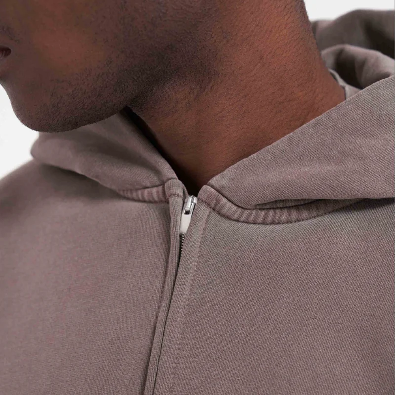 Vintage Men'S Blank Zip up Jacket Heavyweight Custom Embroidery ...