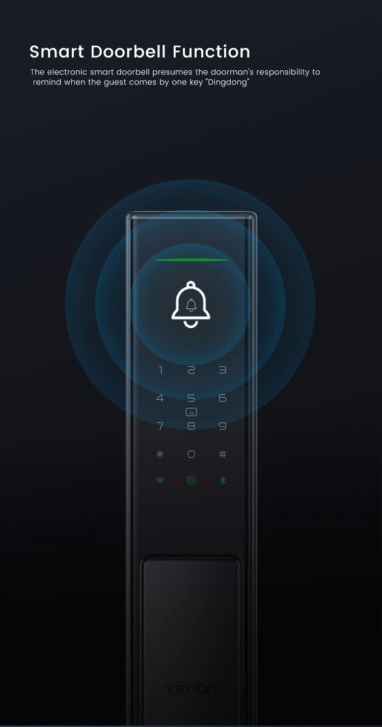 Smart Home System Full Automatic Security Door Lock System Electric ...