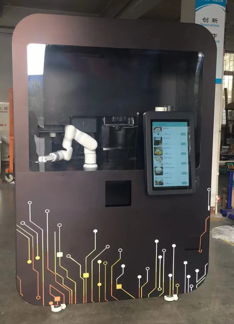 Mini Robot Coffee Kiosk - Efficient Vending Solutions