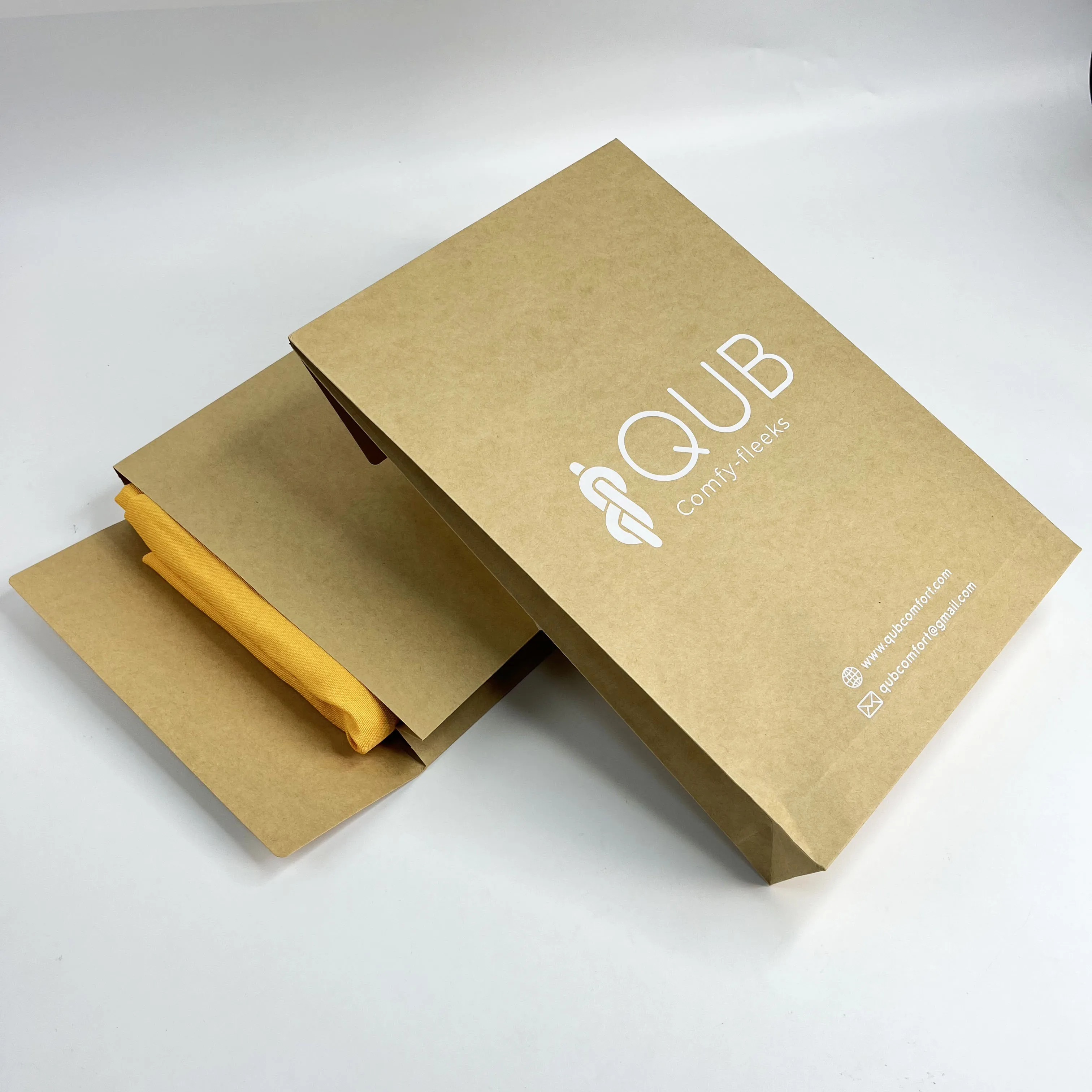 Custom Printed Kraft Paper Mailer Bag for Shipping & Storage - OEM