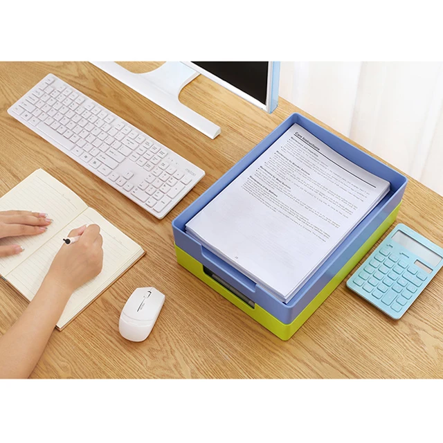 Stackable Office A4 Paper Storage Tray Stationery Storage Box - Buy ...