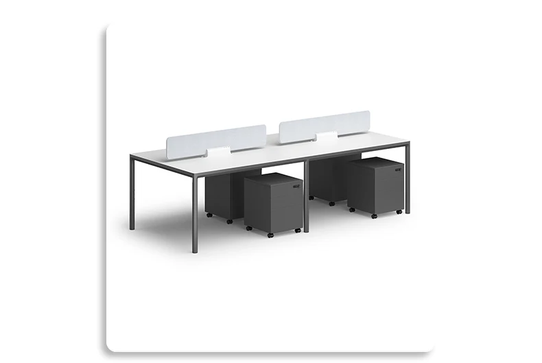 Modular Modern White Office Furniture - 2 to 8 Person Seaters