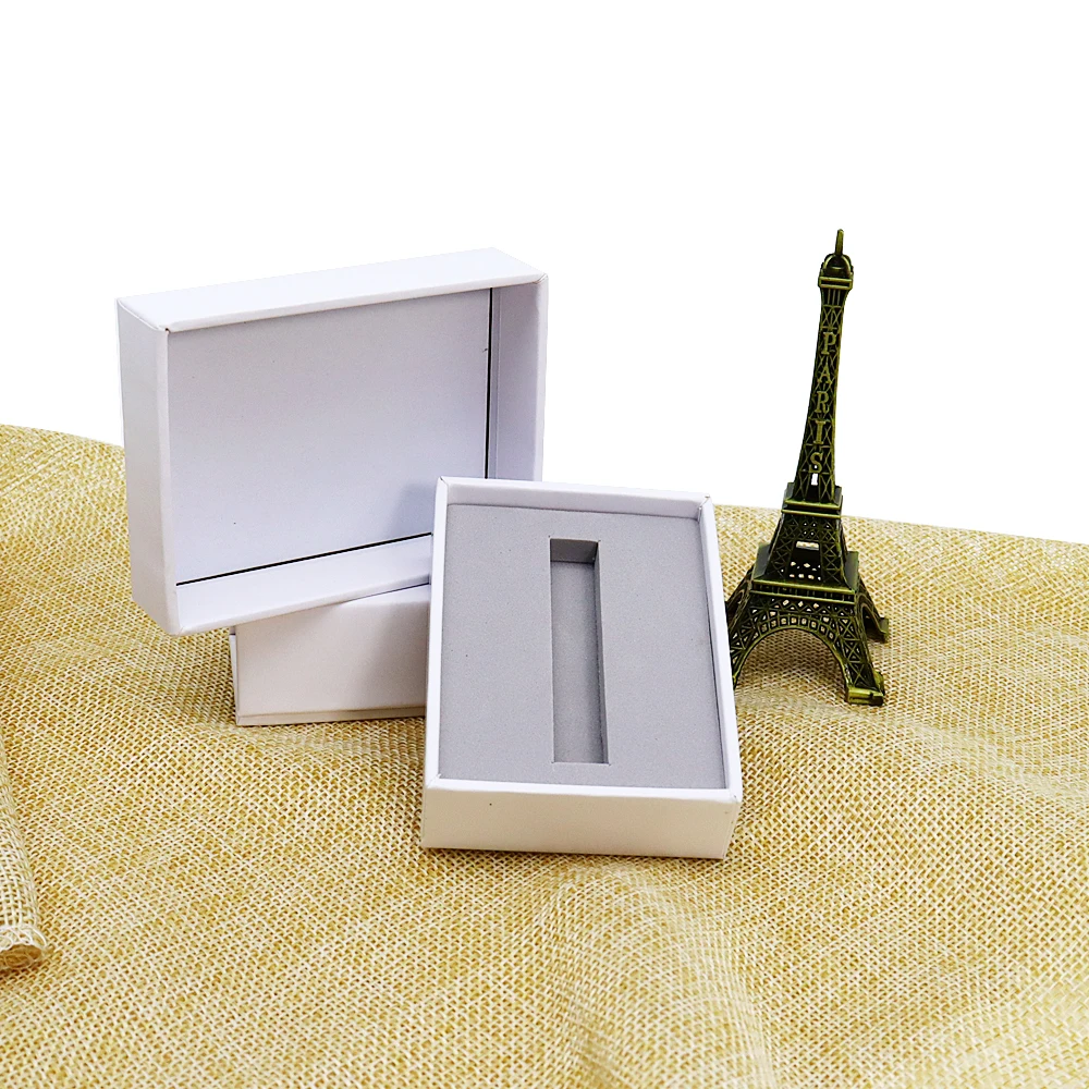 Custom White Lid And Base Paper Cardboard Jewelry Box - Buy White Rigid ...