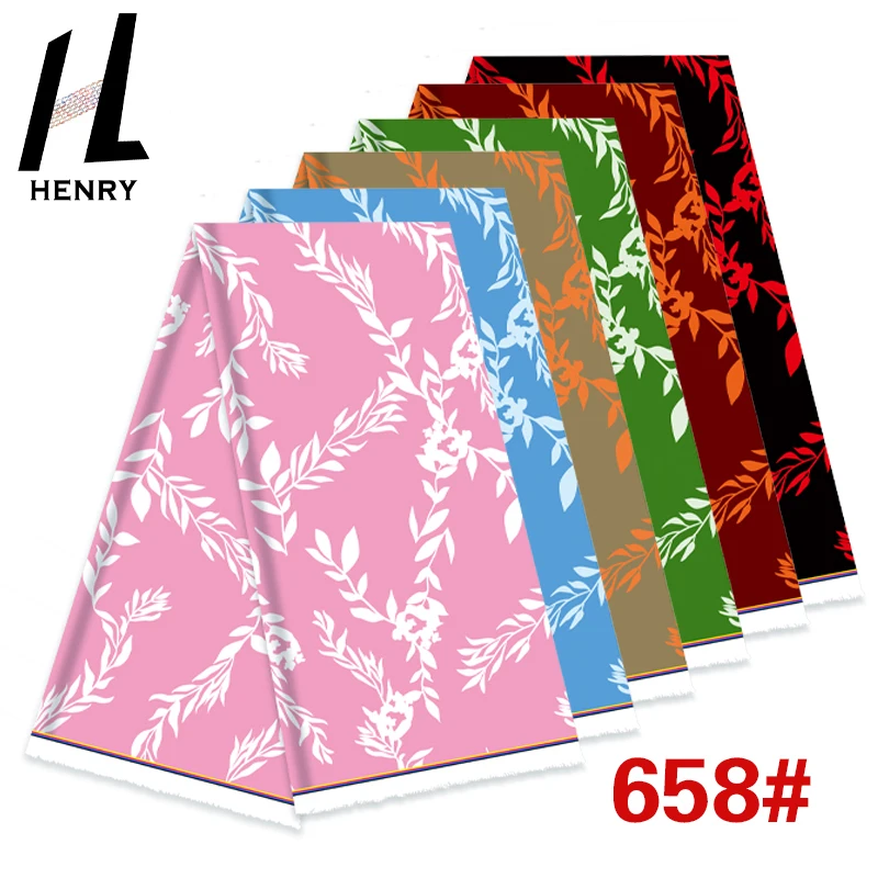 Nice Polynesian Pattern Background Large Flower Polyester Print Fabric ...