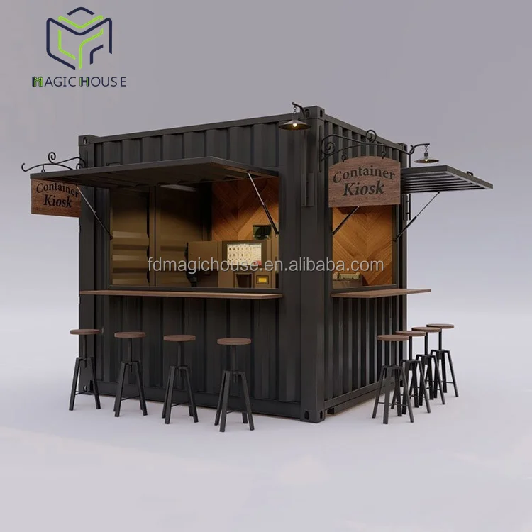 Magic House Coffee Container Bar Prefab Container Bar - Buy Coffe ...