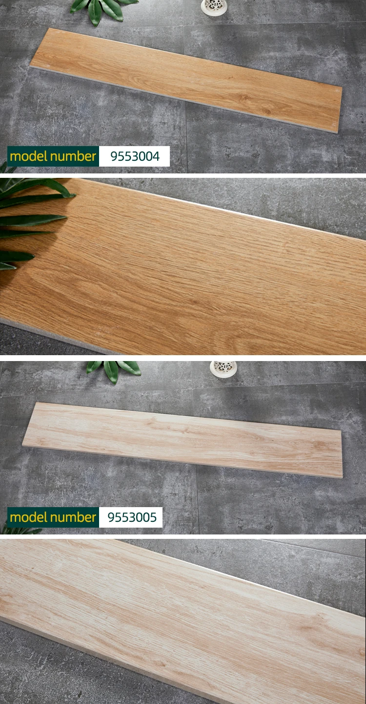 150x900mm Wooden Grain Texture Rustic Porcelain Tiles