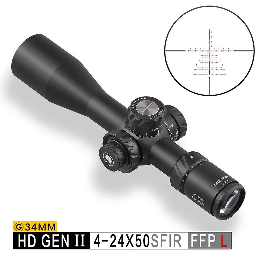 HD GEN2 4-24X50DFIR Locking Scope - Precision Hunting Optic