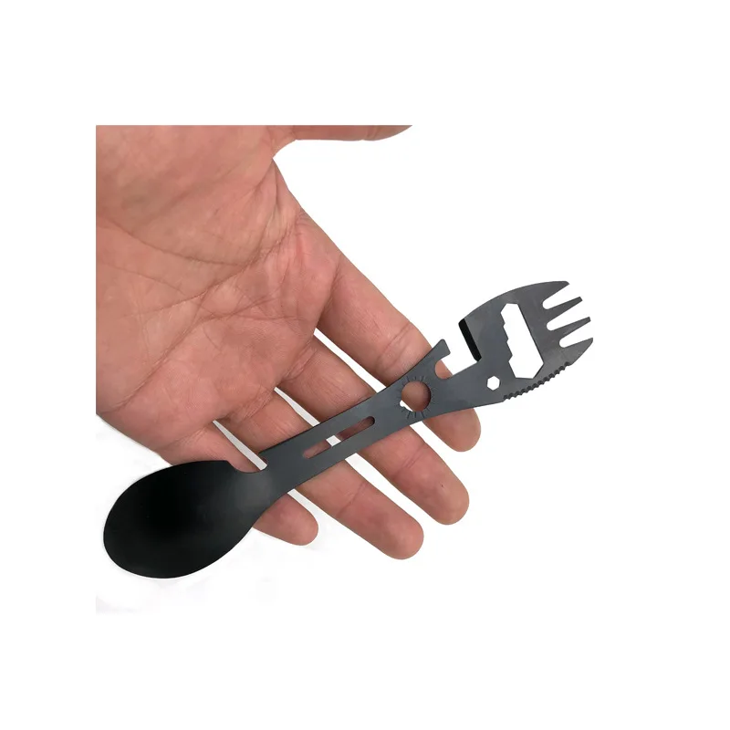 Stainless Steel Spork Multitool Survive Camp Hike Bushcraft-EDC Knife ...