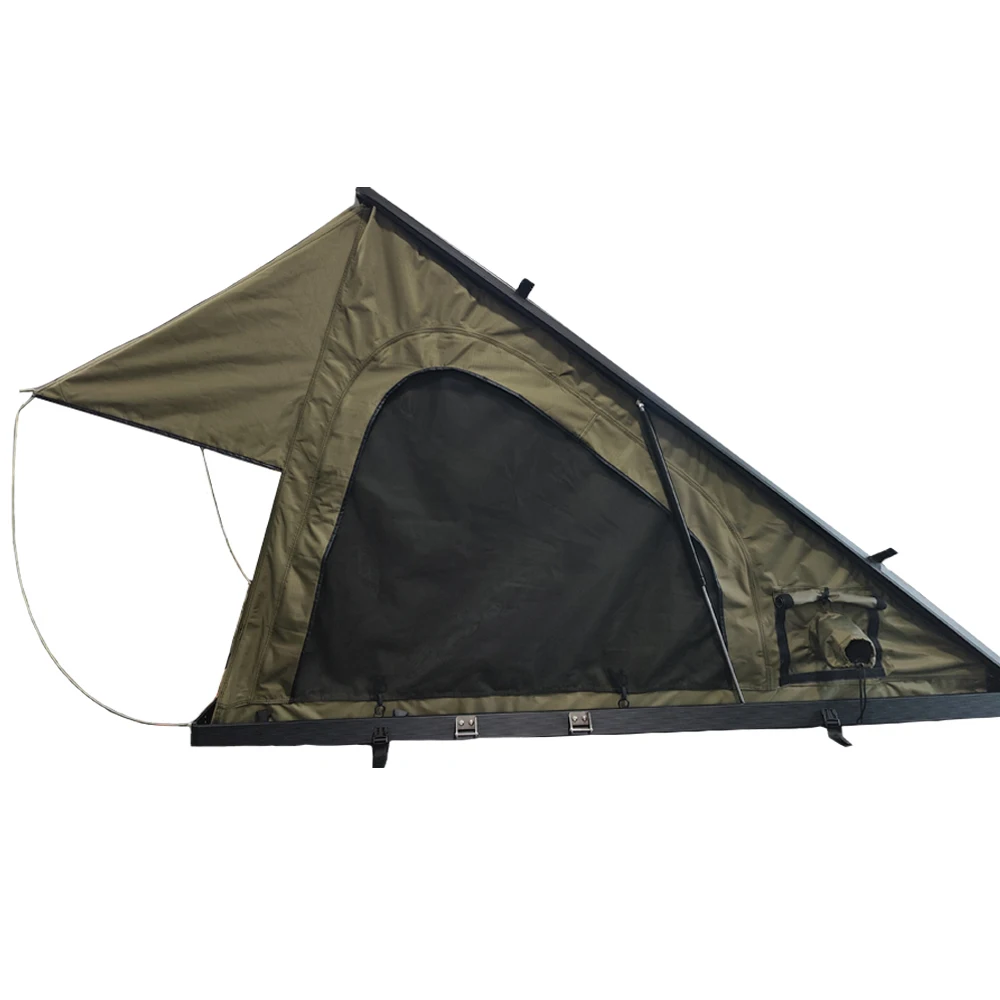 77lbs Super Lightweight Car Roof Top Tent Pvc Vinyl Soft Shell Triangle ...