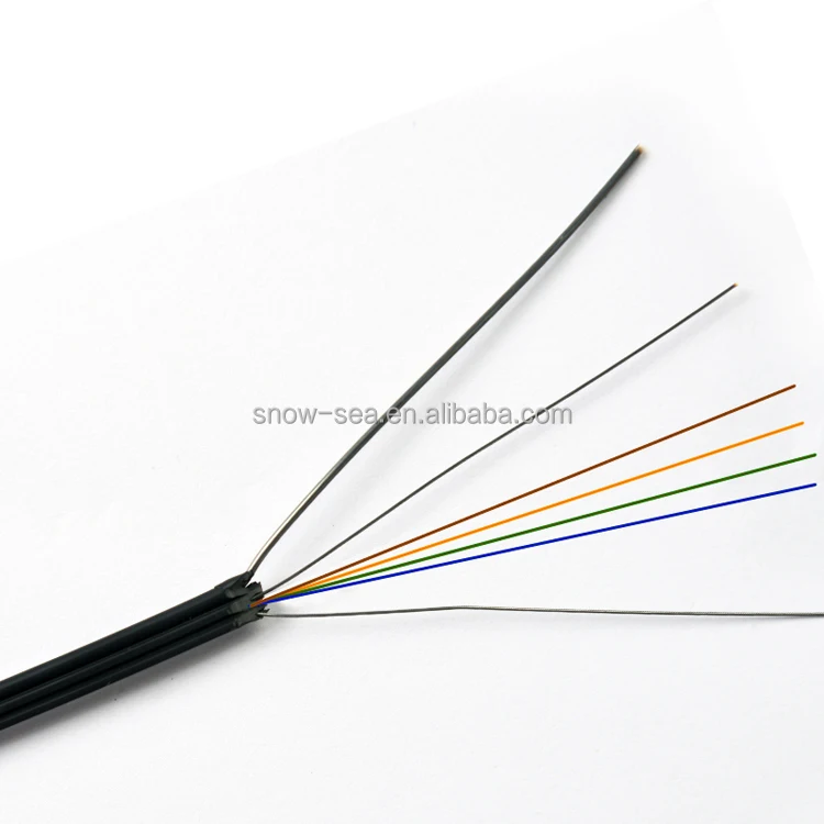4 Core G657A1 Outdoor Self-Supporting FTTH Fiber Optic Cable