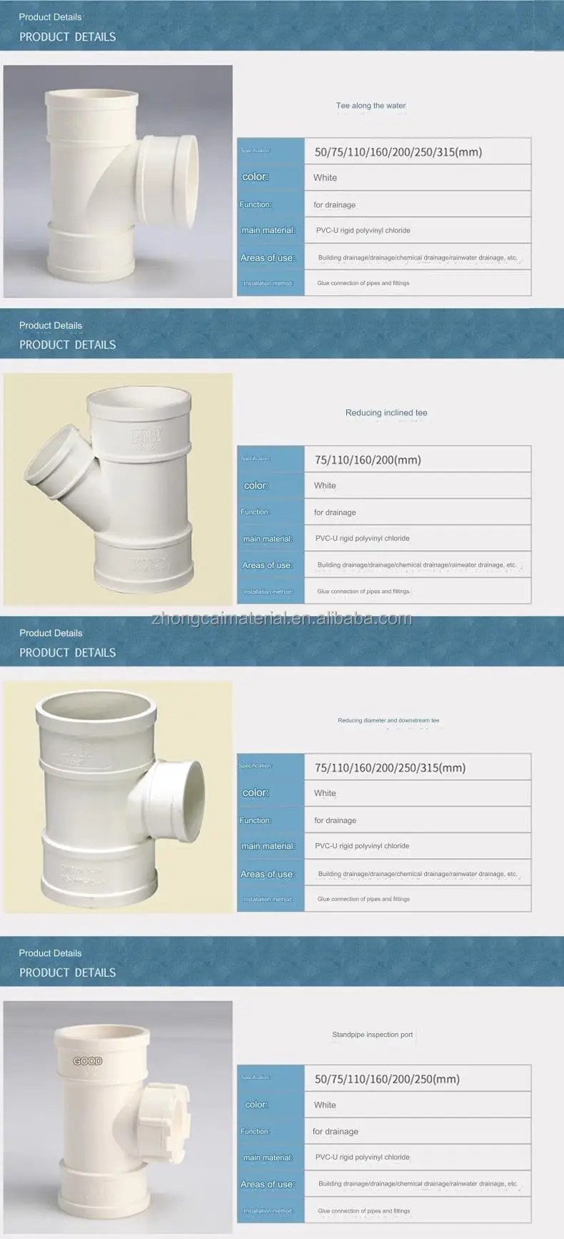 As/nzs1254 Standard Pvc Stormwater Fittings 112 Elbow F+f With 50-year ...