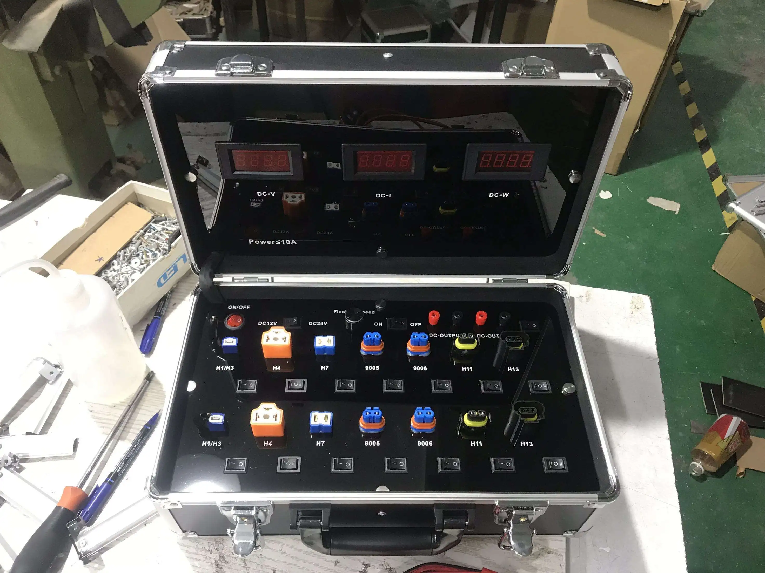 110v 220v to 12V 24v DC Power Test Board for LED Headlights