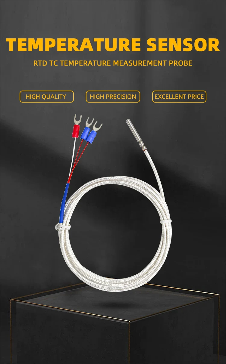 High Quality K Type Pt100 RTD Thermocouple Temperature Sensor