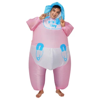 Sexy Inflation Blueberry Suit Black Inflatable Body Fat Balloon Husky ...