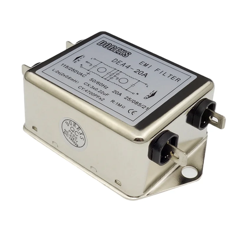 Emi Line Filter 20a 10a Emi Ac Power Noise Filter - Buy Noise Filter ...