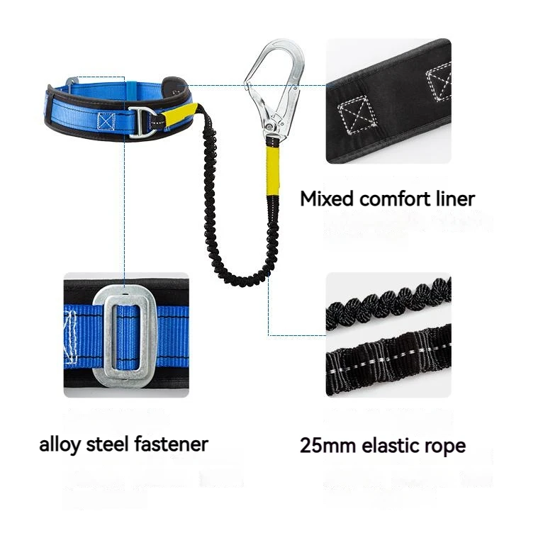 Quality Assurance Lap Belt Fall Protection Shrink Rope Safety Harness ...