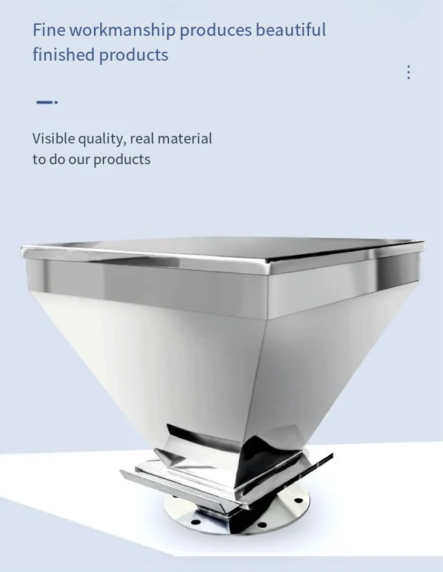 Vertical Injection Molding Machine Hopper Square Feeding Hopper ...