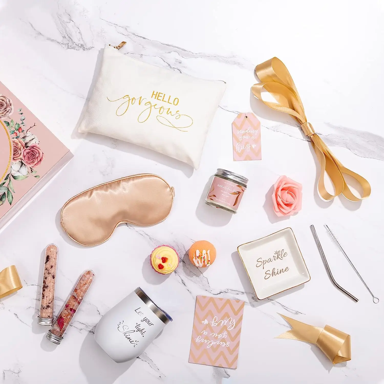 Luxury Spa Day Kit - Christmas Natural Birthday Gift Basket