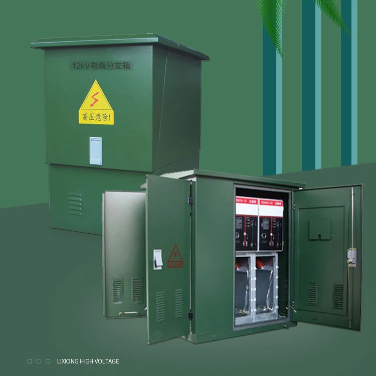 High Voltage Cable Branch Box 10kv Outdoor High Voltage Cable Branch Box Dfw-12 / 630a Plug-in ...