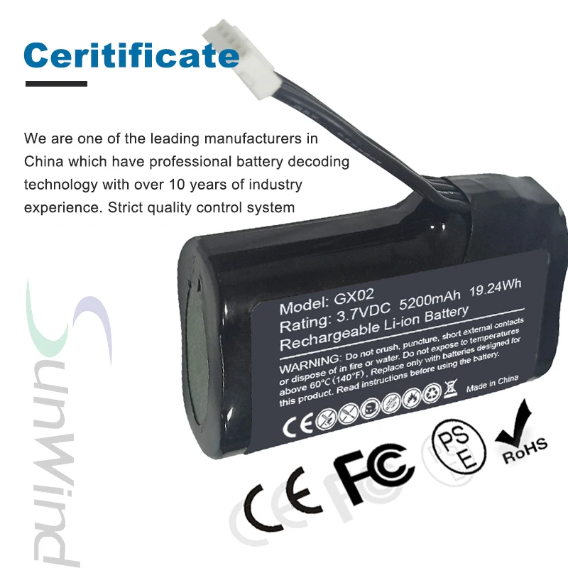 OEM NEW 5200mAh 3.7V Lithium Ion Rechargeable Battery Pack for Nexgo ...